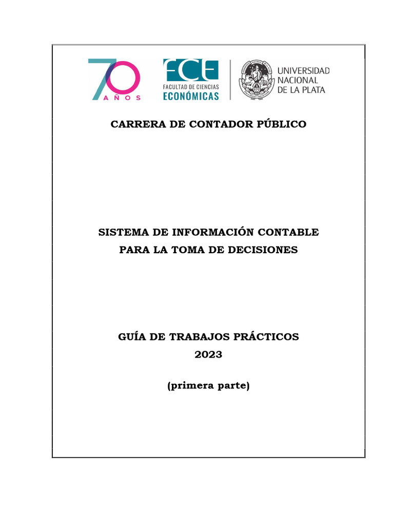 2023 SICTOD Guía de TP Parte 1 | PDF | Contabilidad | Business