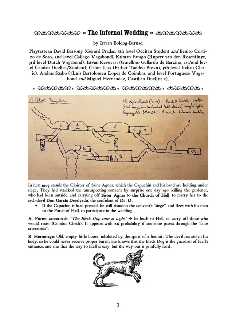 Infernal Wedding RPG Adventure | PDF