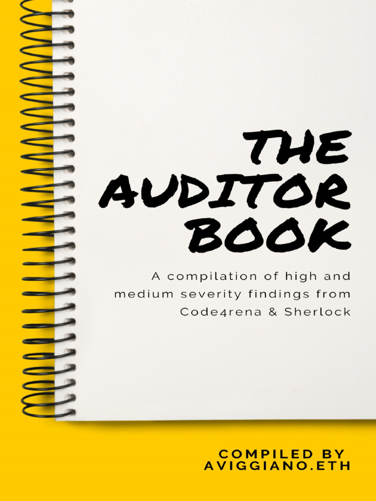 The Auditor Book | PDF | Computing