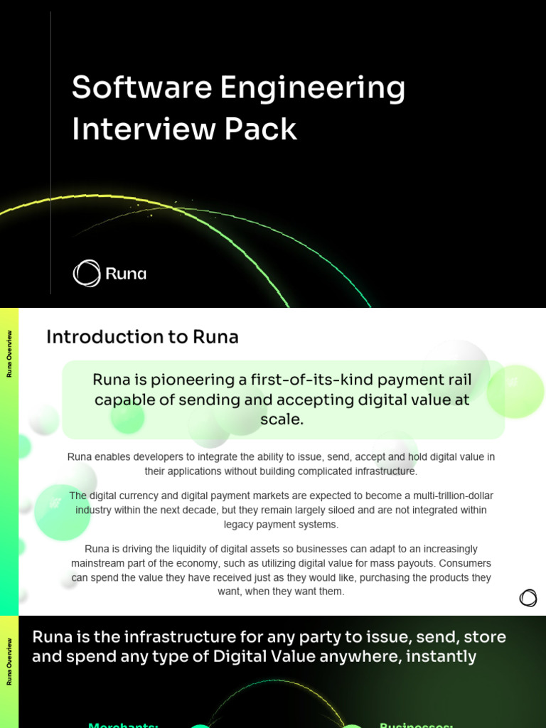 Software Engineering Interview Pack | PDF | Business | Computing