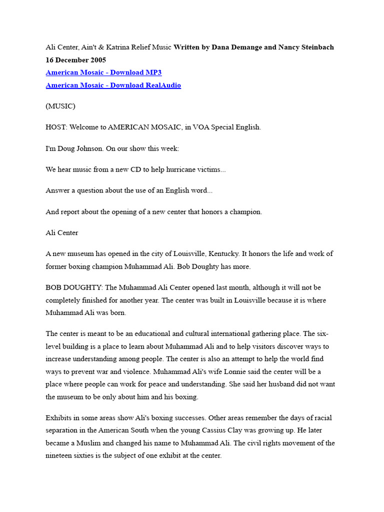 Amm 2 | PDF | Muhammad Ali | English Language