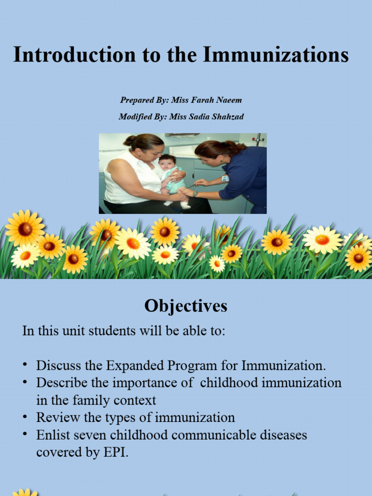 Immunization | PDF | Vaccines | Medical Specialties
