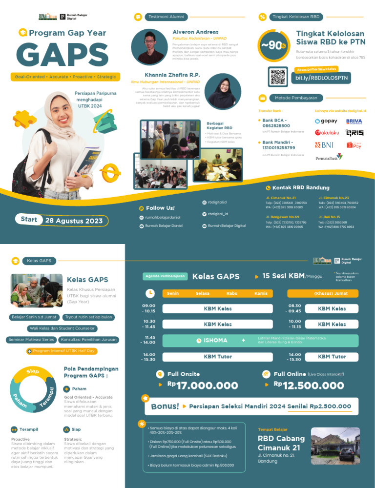 Brosur Digital Gap Year | PDF