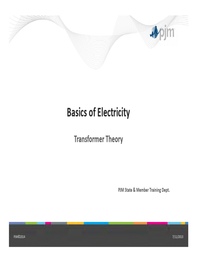 Basics of Elec Transformer Theory | Download Free PDF | Transformer | Inductor