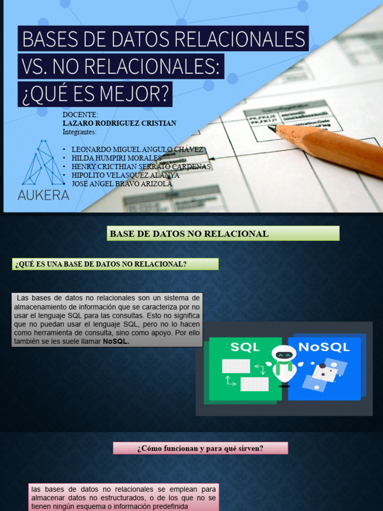 Diferencias entre BBDD Relacionales y NoSQL | PDF | Bases de datos | No Sql