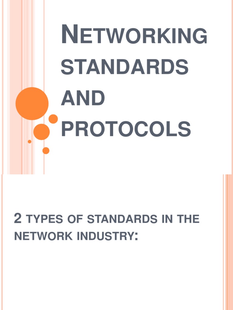 Etworking Standards AND Protocols | PDF | Osi Model | Communications ...