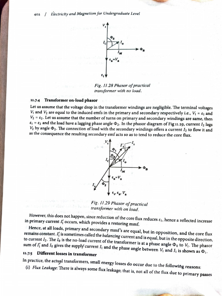 Ac Part 2 Pdf Transformer Electrical Impedance