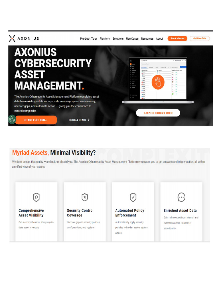 Axonius Cybersecurity-Asset-Management | PDF