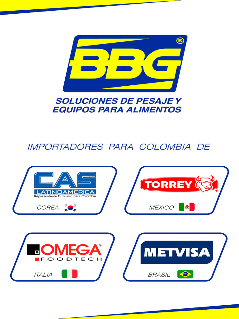 Catalogo de Productos BBG | PDF | Balanza | Ingeniería Informática