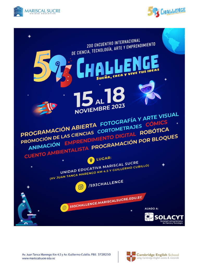 2023 Bases 593 Challenge | PDF | Animación | Cómics