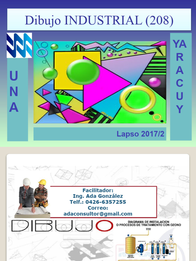 Estructura de La Materia Dibujo Industrial Obj 1 y 2 | PDF | Geometría ...