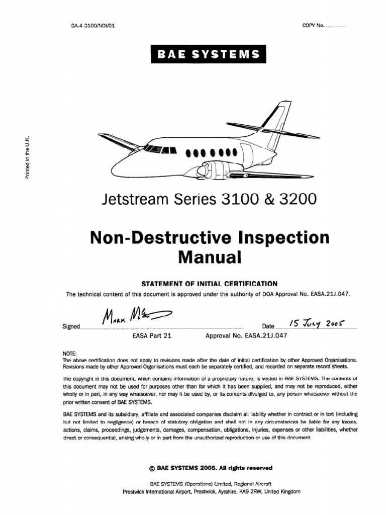 Non Destructive Inspection Manual | PDF