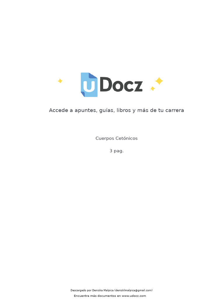 Cuerpos Cetonicos 401637 Downloadable 4736415 | PDF | Cetosis | Diabetes