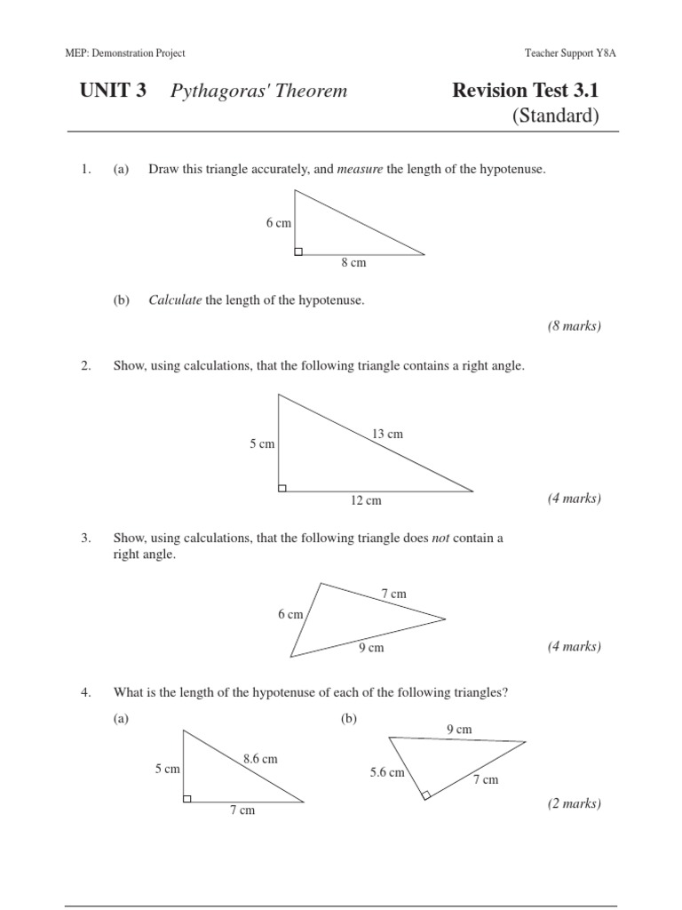 9. Revision Test | Triangle | Teaching Mathematics