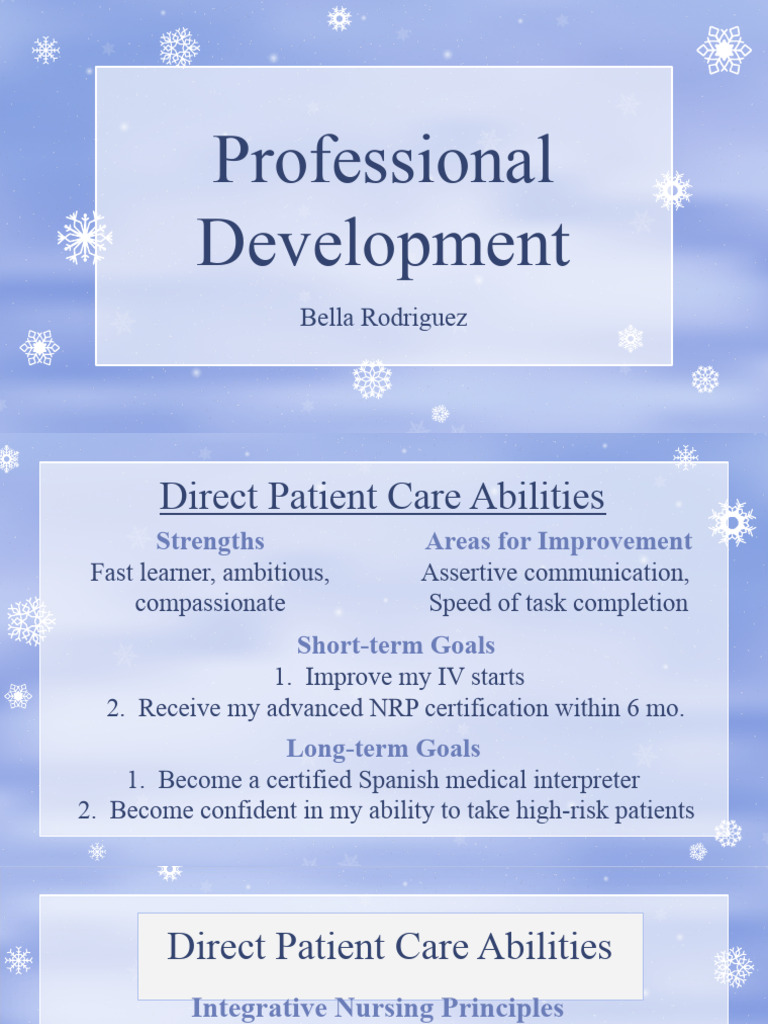 479 Professional Development | PDF | Nursing | Health Care