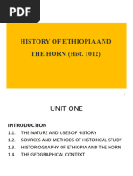 History G12 - Unit 3 | PDF | Ethiopia