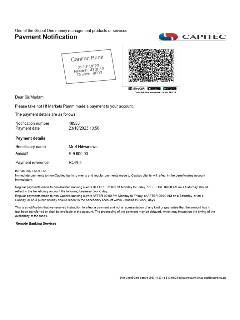 PaymentNotification 12 | PDF