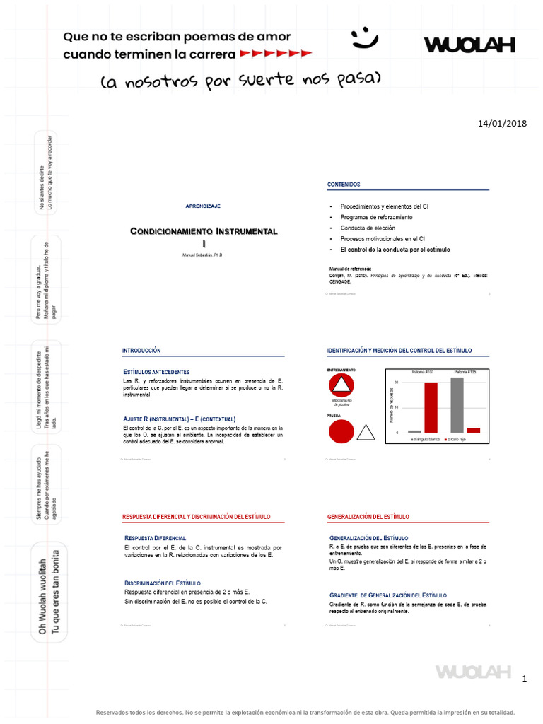 Tema-5-Cap-8 Aprendizaje Ucam | PDF | Comportamiento | Aprendizaje