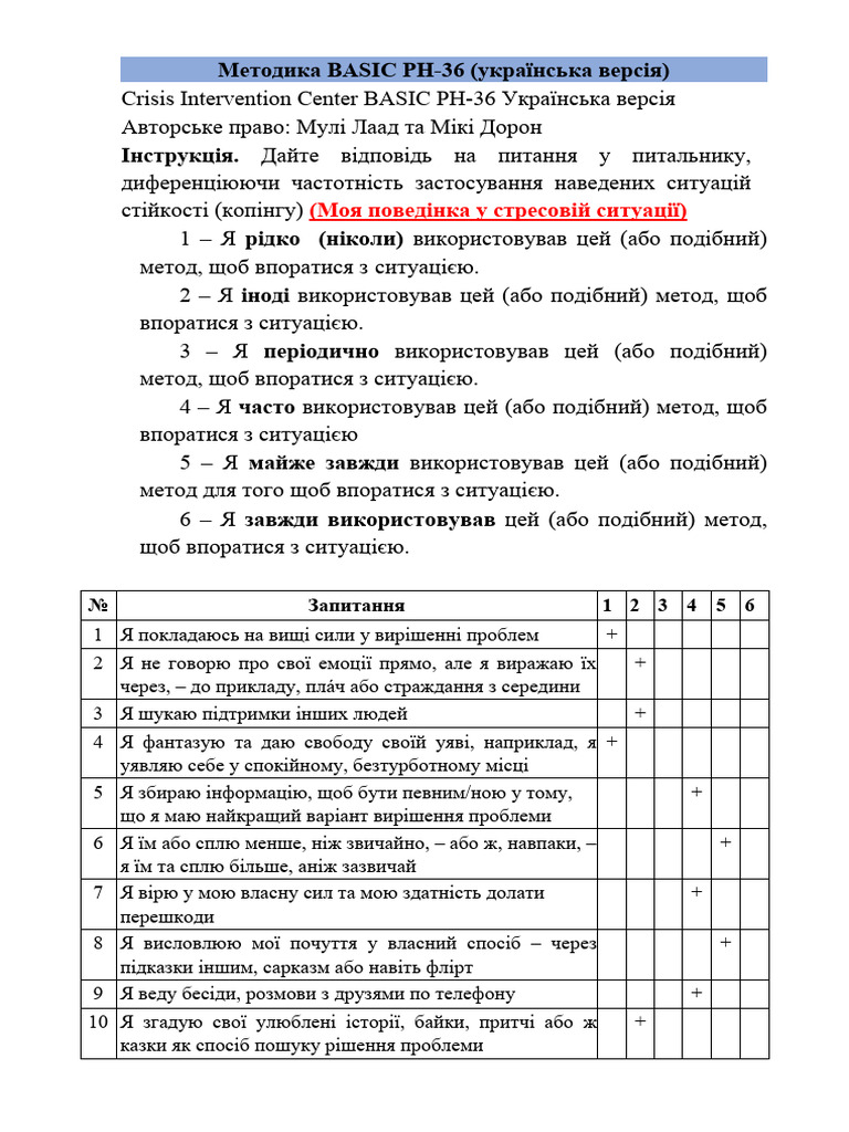 Методика BASIC PH | PDF