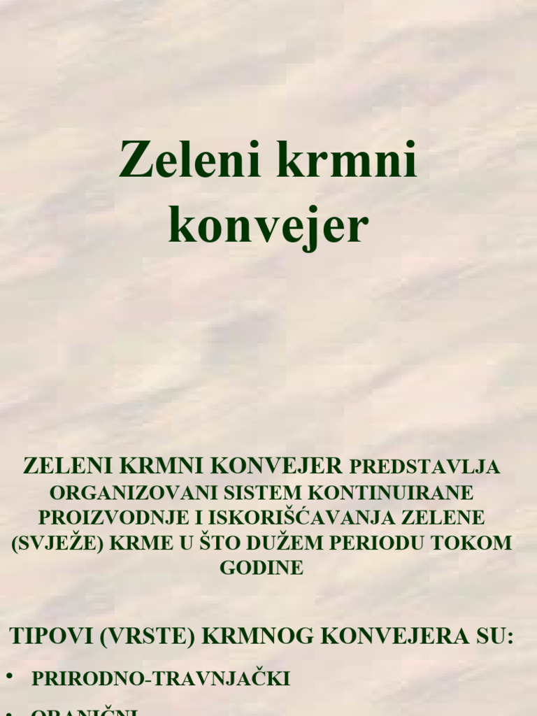 Krmni Konvejer 2 | PDF