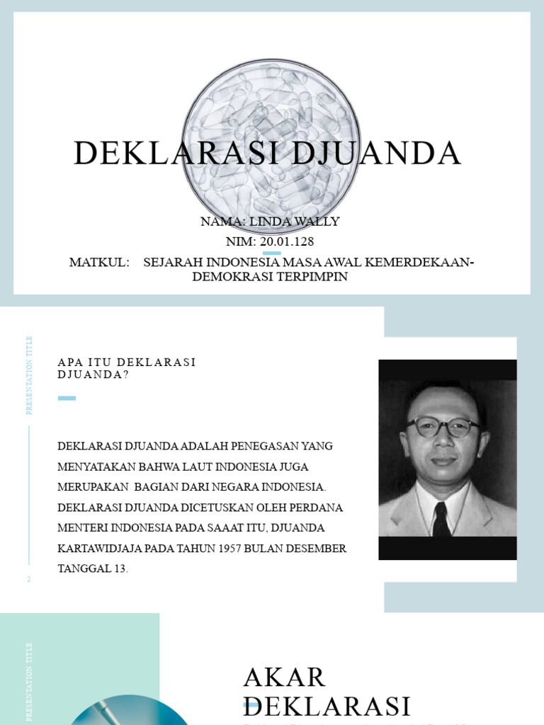 Deklarasi Djuanda Presentasi | PDF