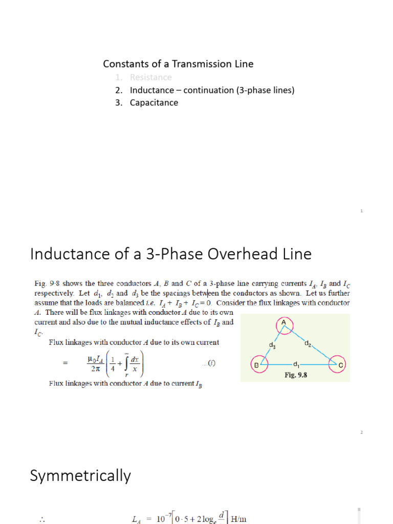 Notes 2 - Power Systems Analysis 1 | PDF | Electric Power Transmission ...