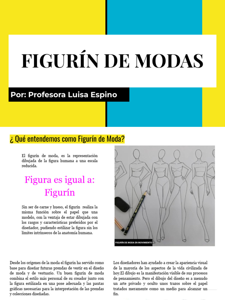 Introducción al Figurín de Moda | PDF | Moda | Dibujo