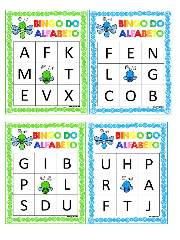 Bingo Do Alfabeto | PDF