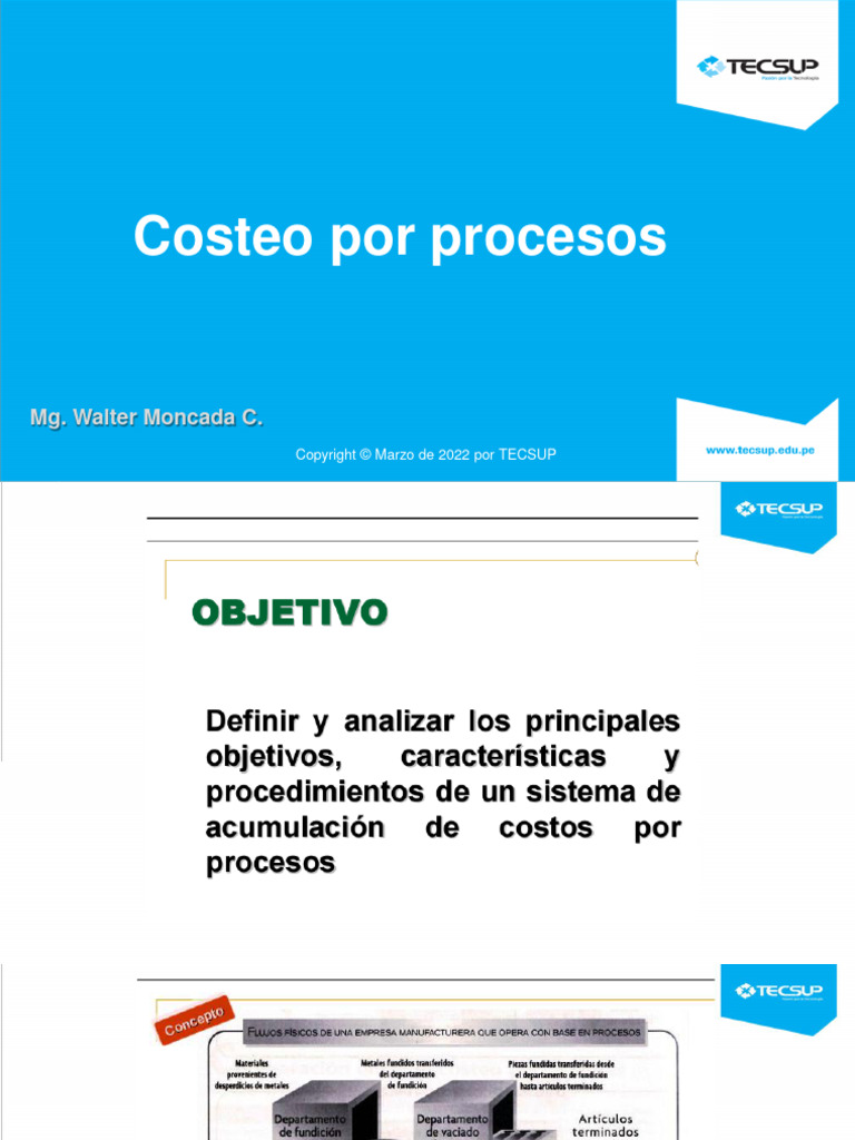 Costeo Por Procesos | PDF | Tecnología