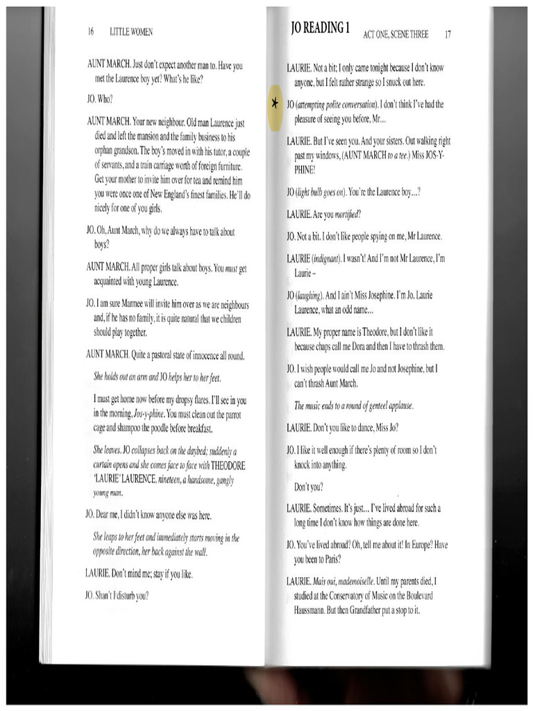 Jo March Little Women Audition | PDF