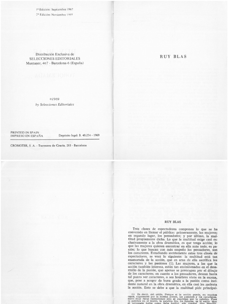 RUY BLAS - Esp | PDF