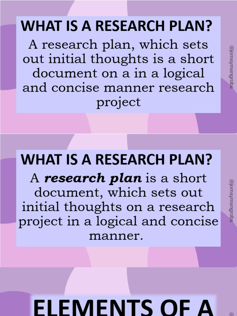 Elements of A Research Design | PDF | Experiment | Hypothesis