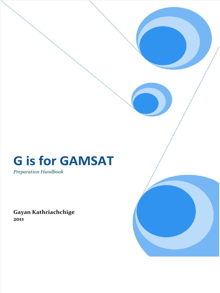 Dokumen - Tips - G Is For Gamsat Preparation Handbook | PDF | Science ...