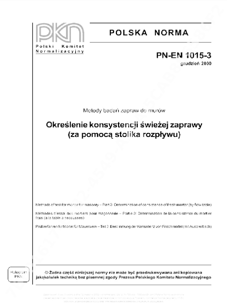 Pn-En 1015-3 | PDF