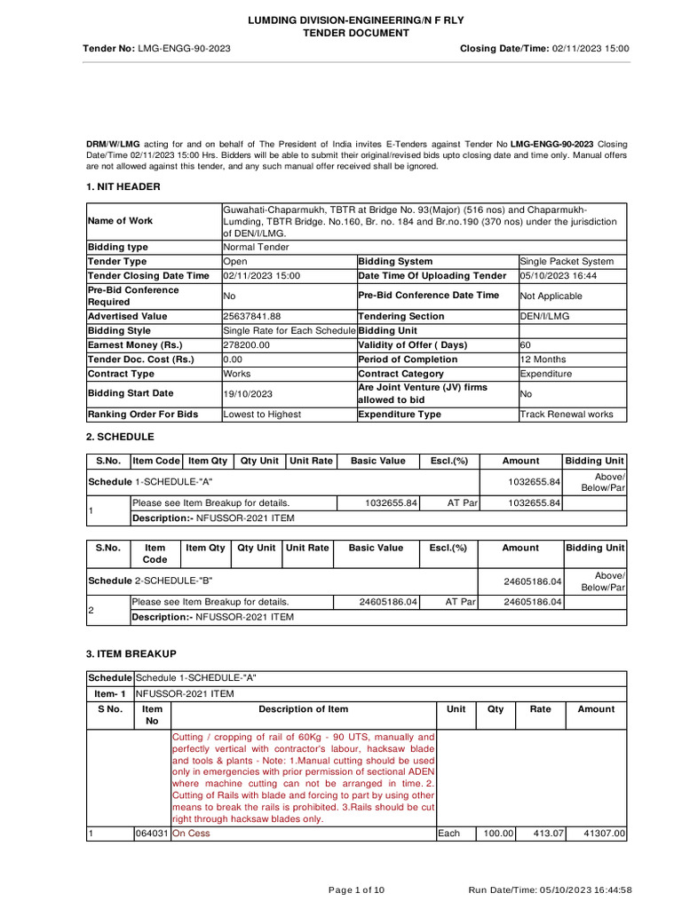 viewNitPdf 4362145 | PDF | Payments | Rail Transport