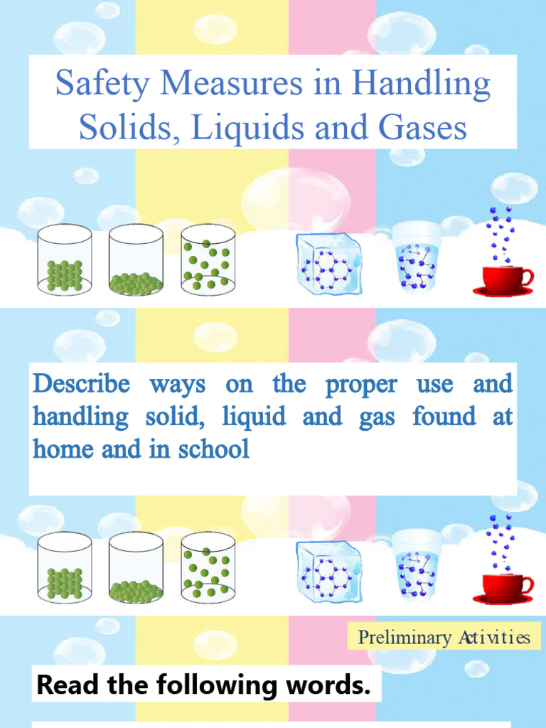 Science Grade 3 Cot 1 | PDF | Physical Chemistry | Phases Of Matter