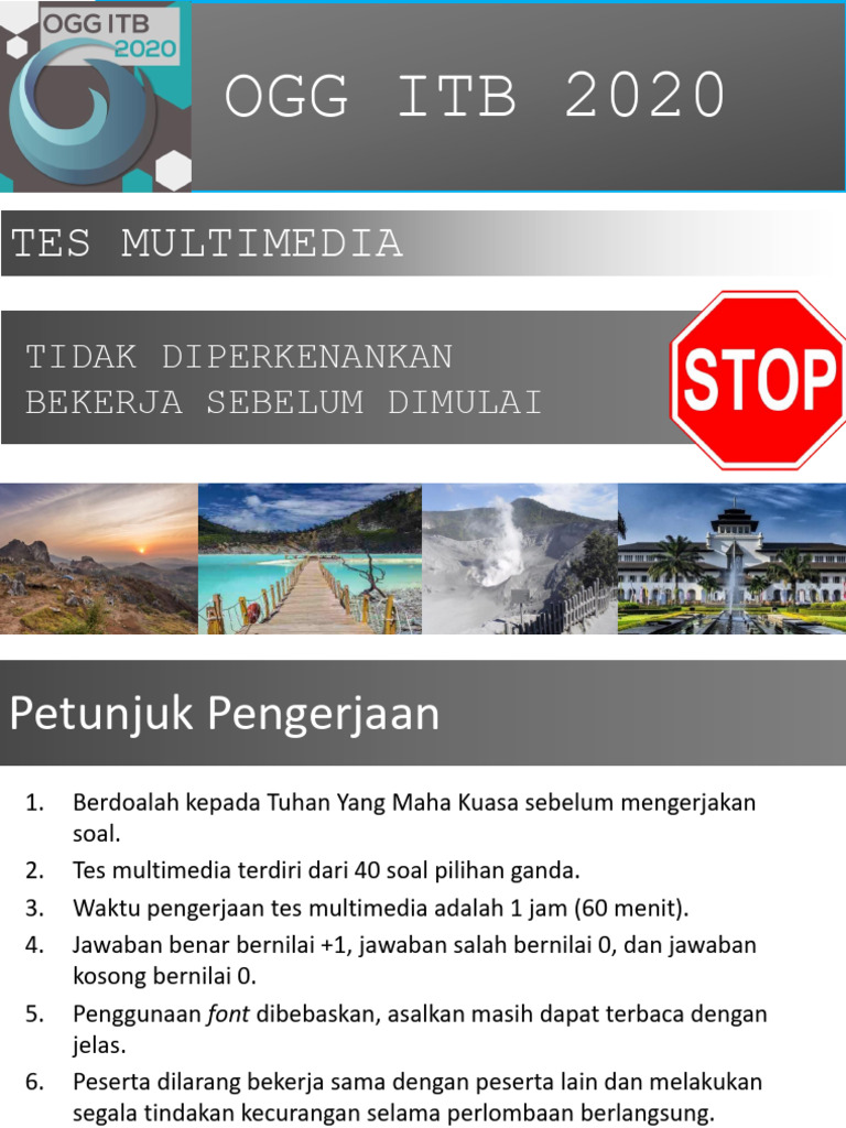 Soal MMT OGG 2020 | PDF