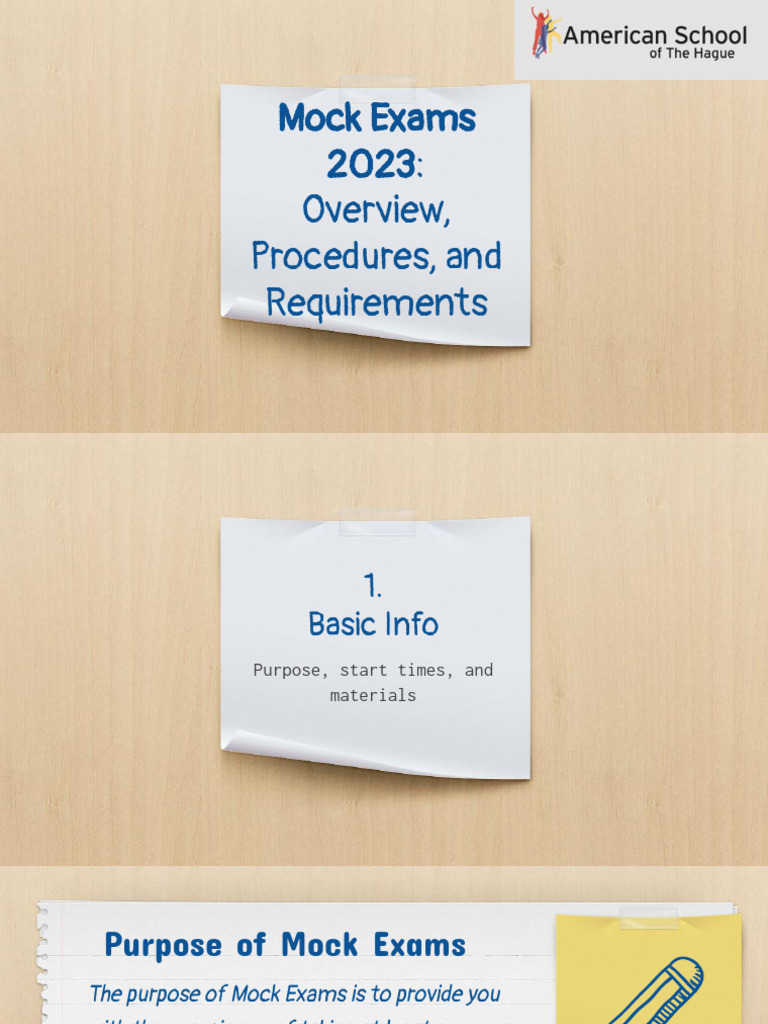 IB Mock Exam Guidelines 2023 | PDF | Academic Integrity