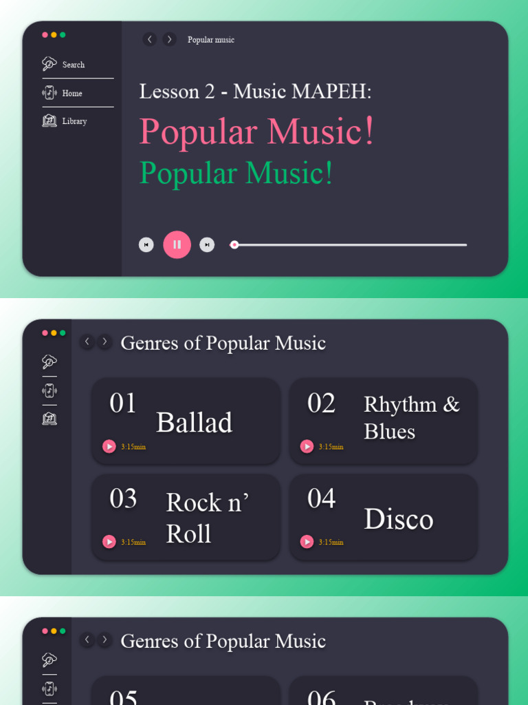 Overview of Popular Music Genres | PDF | Jazz | Ragtime