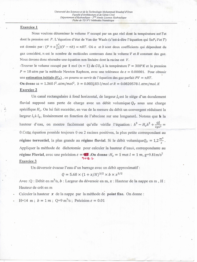 Fiche TD 1-2-3 | PDF