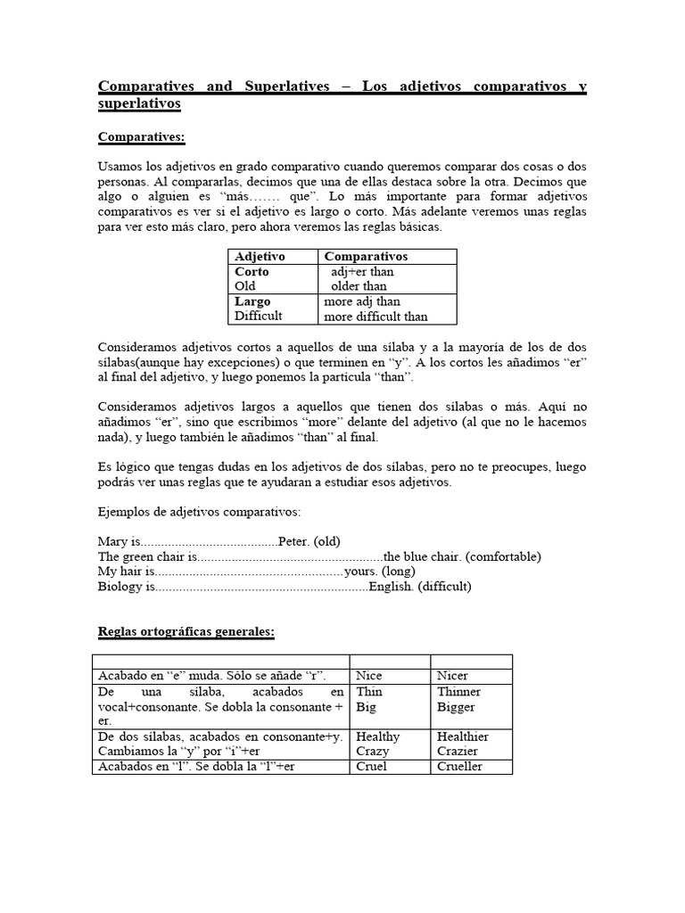 Taller English (9B) | PDF | Gramática | Unidades Semánticas