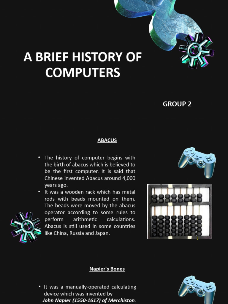 Brief History of Computers | PDF | Integrated Circuit | Computer Data Storage