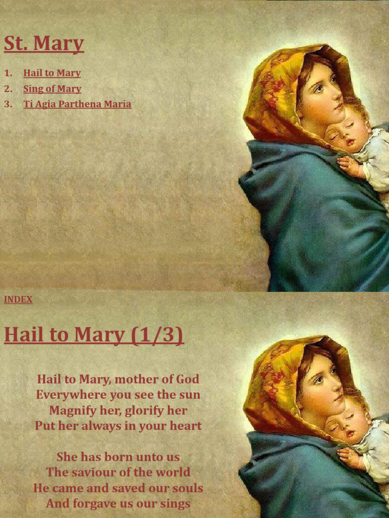 St Mary Pdf Mary Mother Of Jesus Heaven