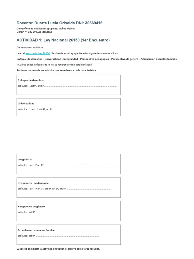 Trabajo de Esi 2023 | PDF | Educación sexual | Enseñando