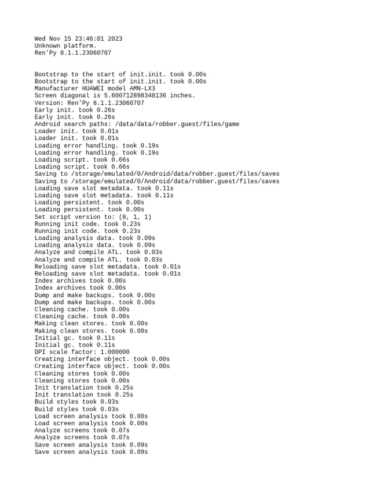 Log | PDF | Metadata | Booting