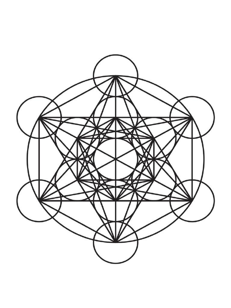 El Cubo de Metatron para Imprimir | PDF