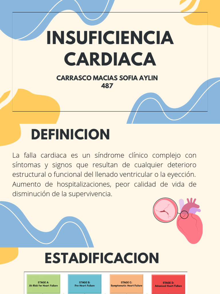 Insuficiencia Cardiaca: Carrasco Macias Sofia Aylin 487 | PDF | Insuficiencia cardíaca | Sistema ...