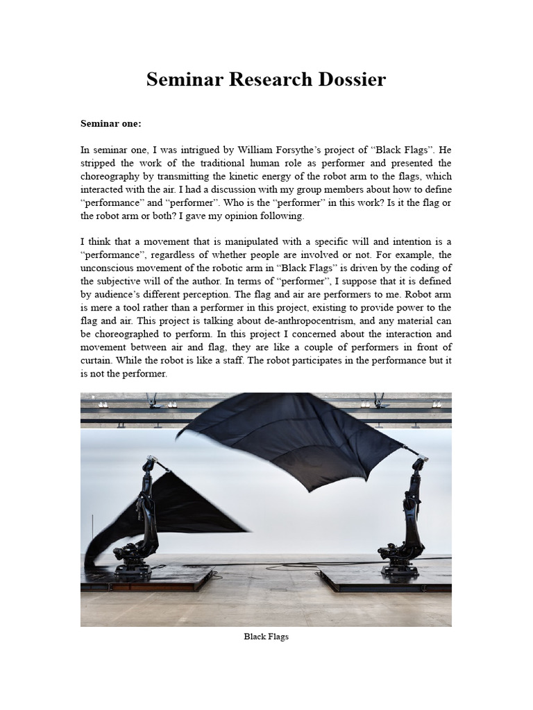 Seminar Research Dossier by XUAN LI | PDF | Perception | Senses