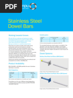Threaded Rod Technical Data Sheet | PDF | Galvanization | Screw
