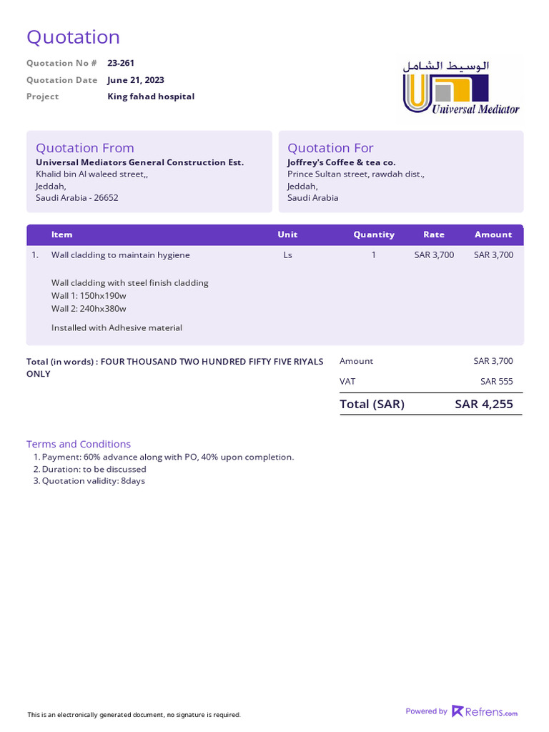 Quotation 23 261 Universal Mediators General Construction Est Joffreys ...
